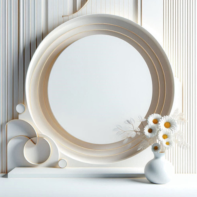 Plantilla de Decorative frame template | PosterMyWall