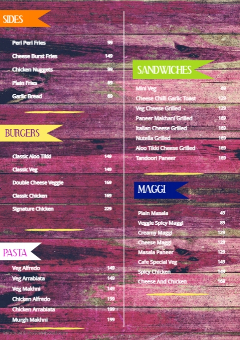 Swiss Cafe Menu2 | PosterMyWall