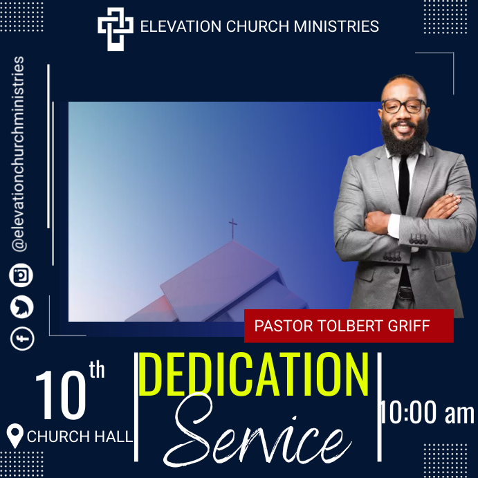 Copy of DEDICATION SERVICE (1) | PosterMyWall