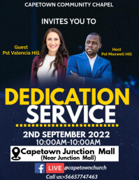 ordination service flyer Template | PosterMyWall