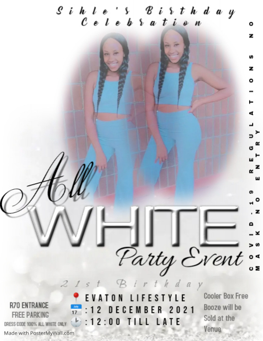 Copy of All white party | PosterMyWall