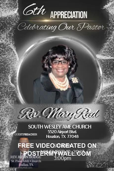 pastor appreciation poster template | PosterMyWall