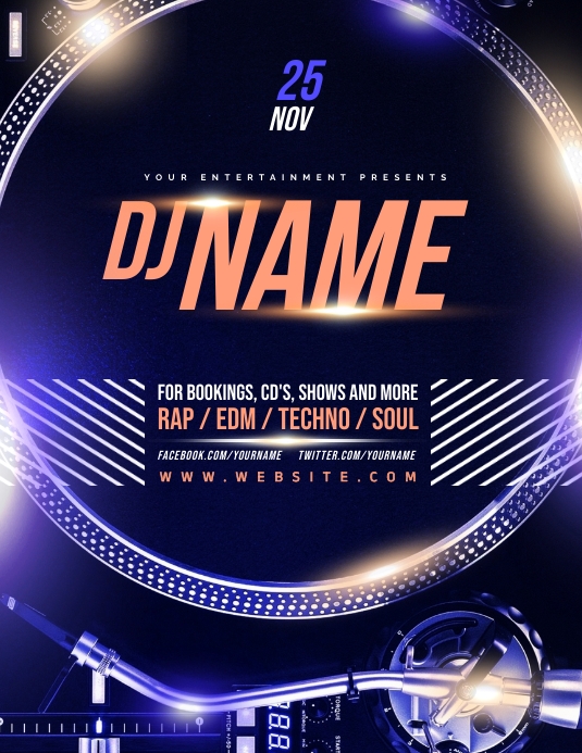 DEEJAY Flyer Template | PosterMyWall