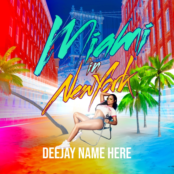 DEEJAY MIX COVER TEMPLATE | PosterMyWall