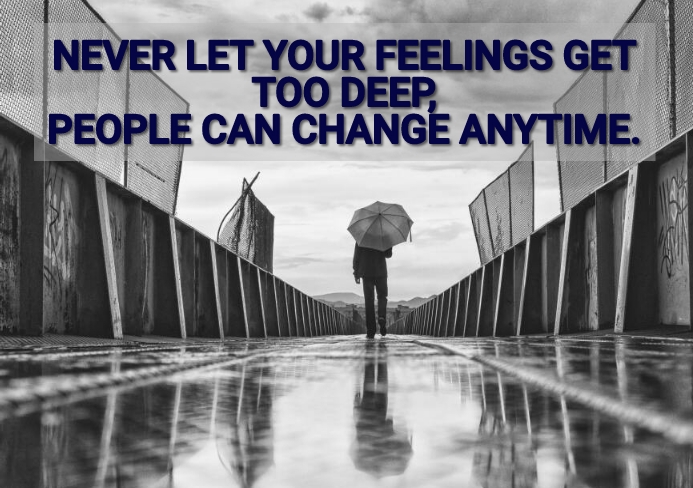DEEP AND CHANGE QUOTE TEMPLATE | PosterMyWall