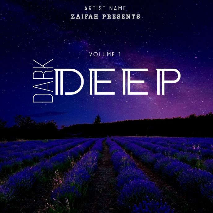 Deep dark album cover design Template | PosterMyWall