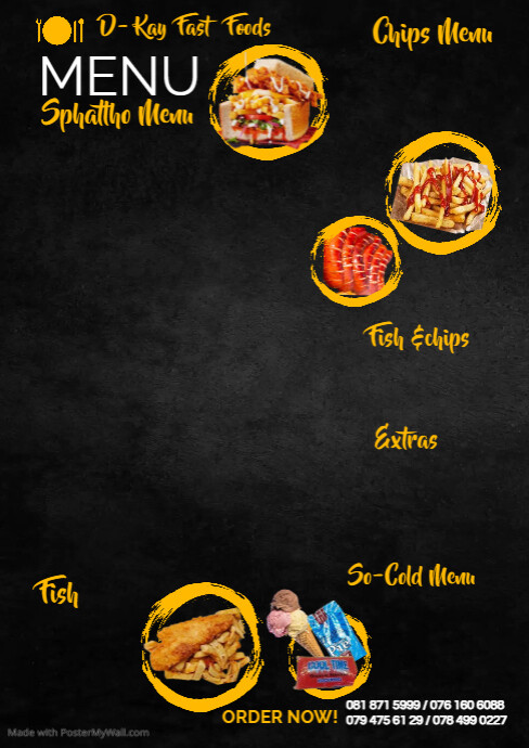 restaurant menu | PosterMyWall