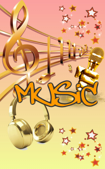 Copy of Degradado Music Book Covers Portadas De Libro/kindle | PosterMyWall