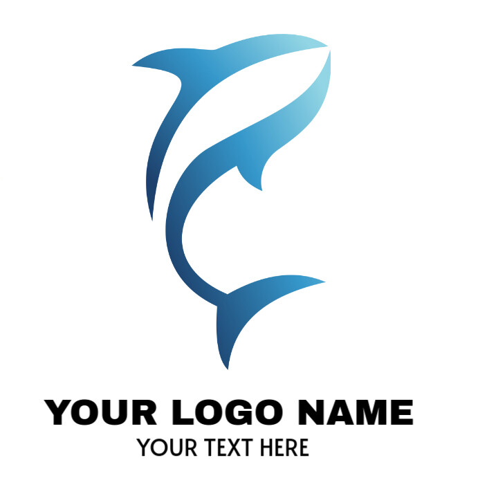 Plantilla de delfin marine logo | PosterMyWall