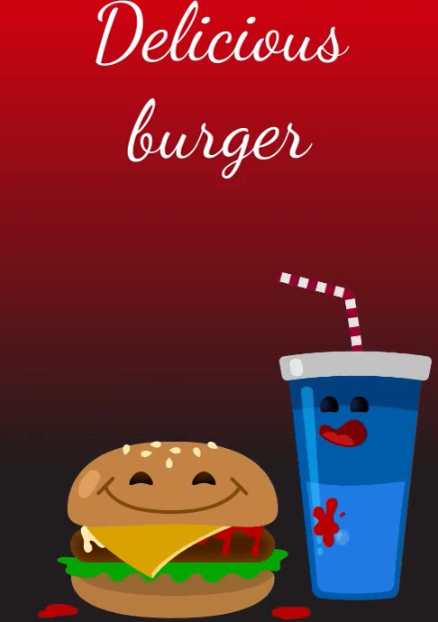 delicious burger Template | PosterMyWall