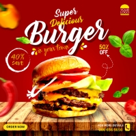 Delicious Burger Menu Template | PosterMyWall