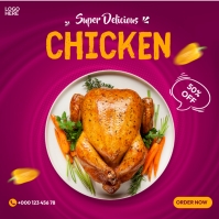 Roasted Chicken Menu Template | PosterMyWall