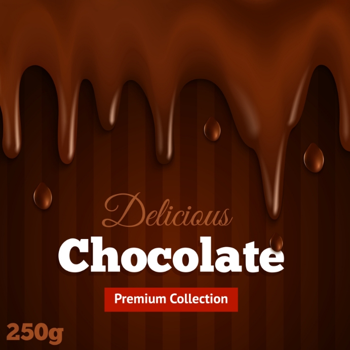 Delicious chocolate poster design Template | PosterMyWall