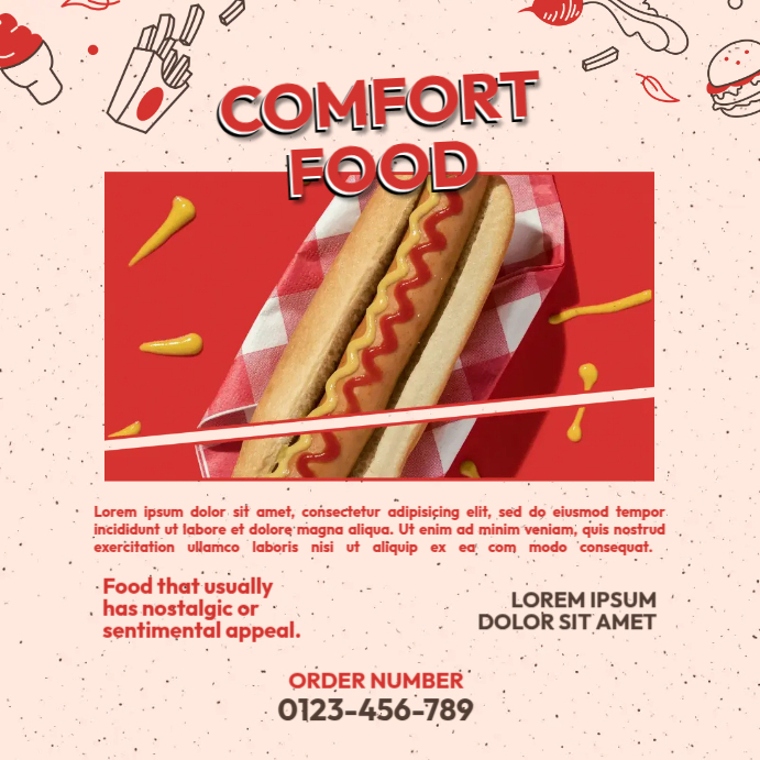 Delicious Comfort Food Template | PosterMyWall