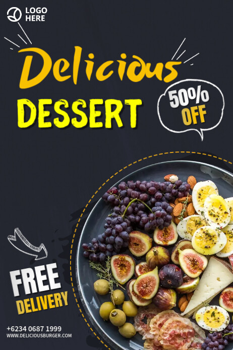 Delicious Dessert Template | PosterMyWall