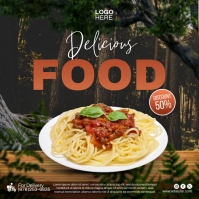 Delicious Food Ads Template | PosterMyWall
