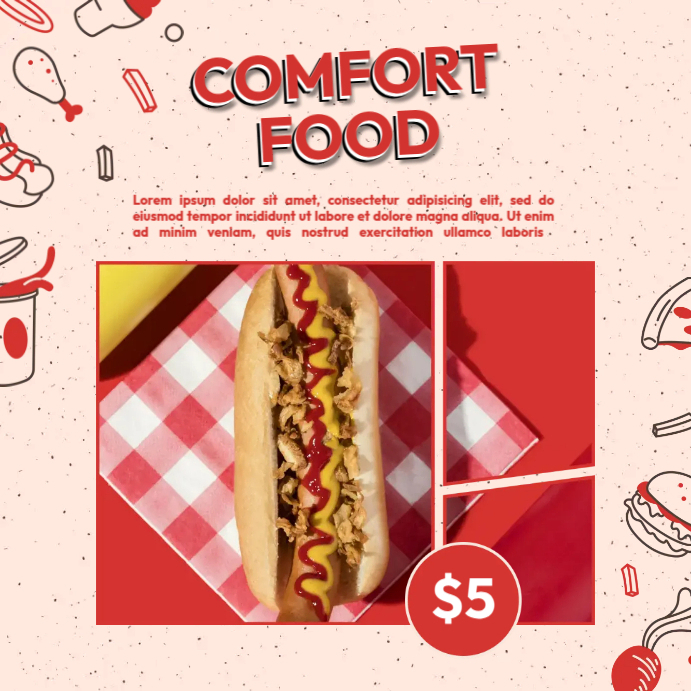 Copy of Delicious Food Ads | PosterMyWall