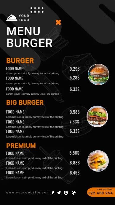 delicious food Template | PosterMyWall