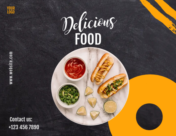 Delicious Food Flyer Template | PosterMyWall