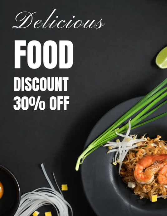 Copy of Delicious Food Flyer | PosterMyWall