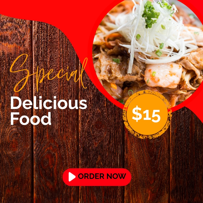 Delicious Food Instagram Post Template | PosterMyWall