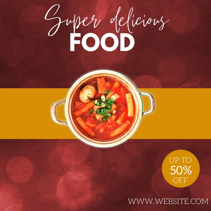 Copy of Delicious food instagram post | PosterMyWall