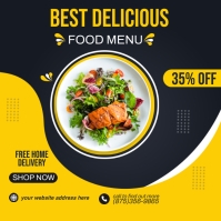 Delicious Food Ads Template | PosterMyWall