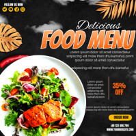 Delicious Food Menu Template | PosterMyWall