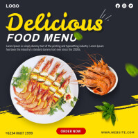 Instagram Food ADS Template | PosterMyWall