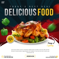 Delicious Food Menu Template | PosterMyWall