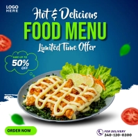 Delicious Food Menu Template | PosterMyWall