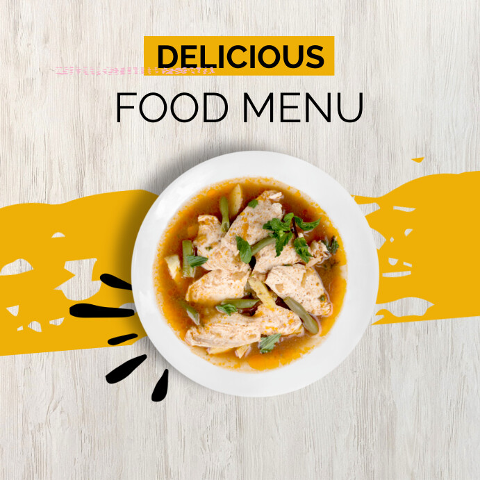 Copy of Delicious Food Menu | PosterMyWall