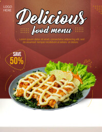 Fast Food Menu Template | PosterMyWall