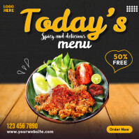 Delicious Food Menu Template | PosterMyWall