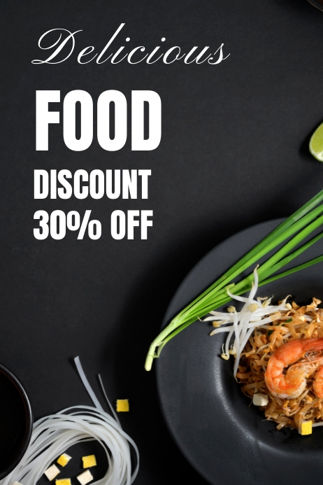 Delicious Food Poster Template | PosterMyWall