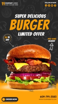 Delicious Food Ads Template | PosterMyWall