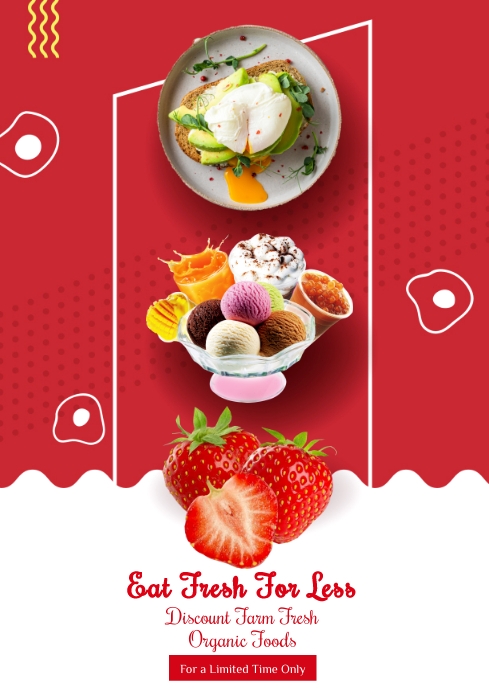 DELICIOUS FOOD TEMPLATE | PosterMyWall
