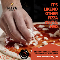 Delicious Pizza Ads Template | PosterMyWall