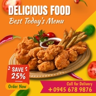 Fried Chicken Menu Template | PosterMyWall