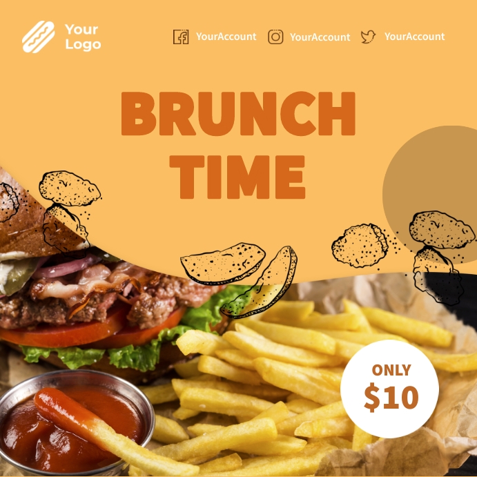 Delicious Fries Ads Template | PosterMyWall