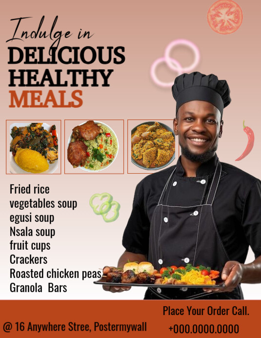 Delicious Healthy meal Template | PosterMyWall