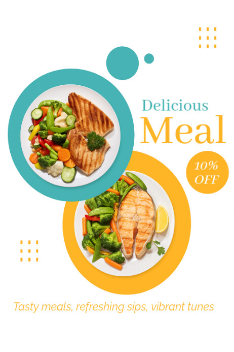Plantilla de Delicious Meal Poster Template | PosterMyWall