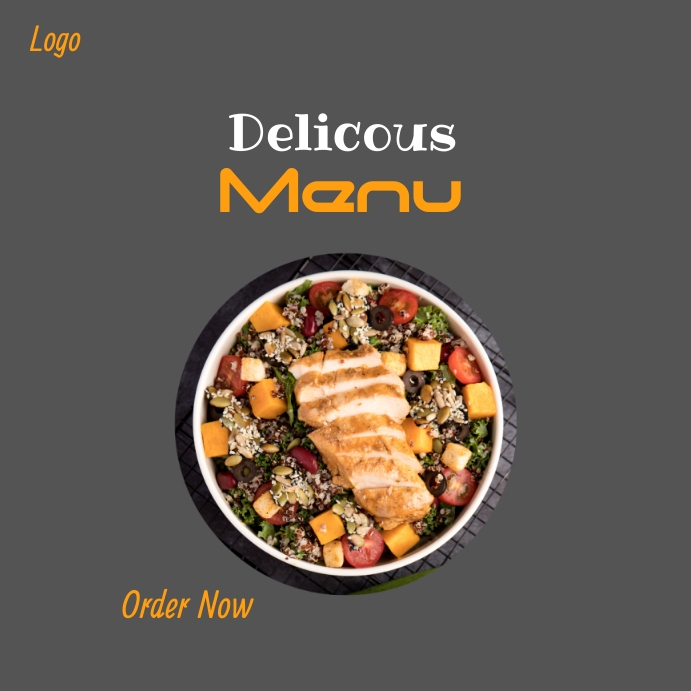 Plantilla de Delicious Menu Instagram Post | PosterMyWall