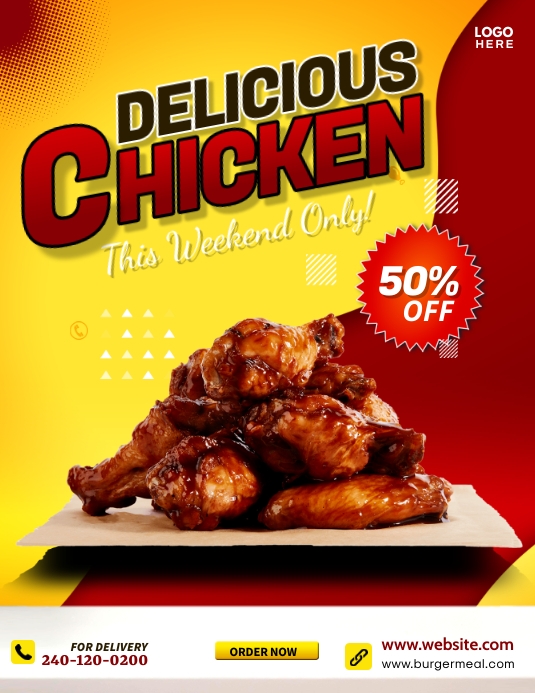 Delicious Menu Template | PosterMyWall