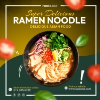 Noodle Template | PosterMyWall