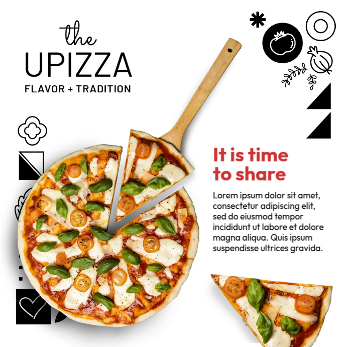 Delicious Pizza Ads Template | PosterMyWall