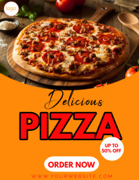 Delicious Pizza Ads Template | PosterMyWall