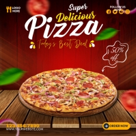 Delicious Pizza Menu Template | PosterMyWall
