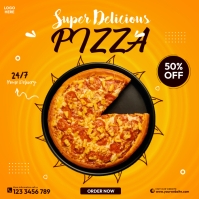 Delicious Pizza Menu Template | PosterMyWall