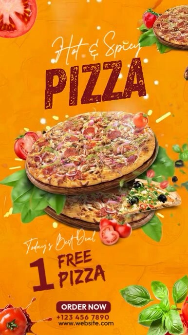 Plantilla de Delicious Pizza Offer | PosterMyWall